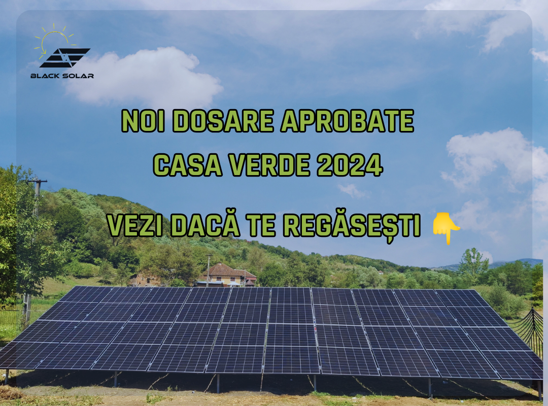 18. Casa Verde Fotovoltaice 2024: noi dosare aprobate